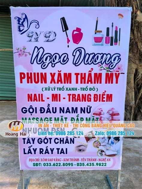 Top mẫu bảng quảng cáo đứng spa đẹp và ấn tượng nhất