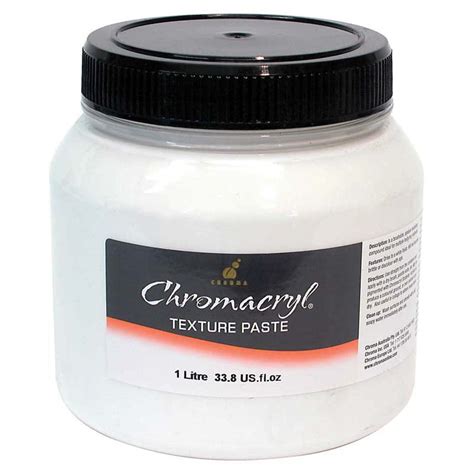 Chromacryl Acrylic Texture Paste 1 Litre The Ink Spot