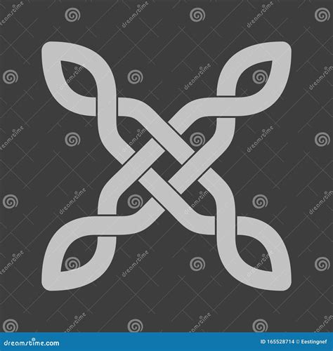 Celtic Knot Abstract Ornament Stock Vector Illustration Of Isolated Vintage 165528714