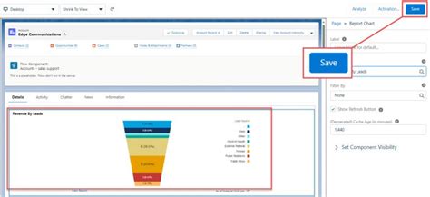 How To Embed Report Chart To Salesforce Record Page