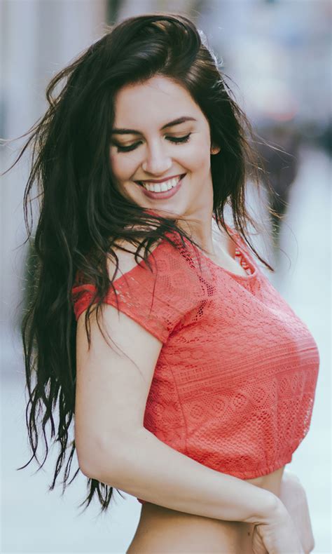 480x800 Girl Smiling Portrait Outdoor Looking Down 4k Galaxy Notehtc