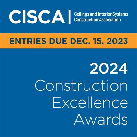 Cisca Ceilings And Interior Systems Construction Association On Linkedin Cisca Awards