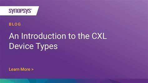 An Introduction To The Cxl Device Types 草榴社区 Blog