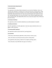 External Interface Requirements SRS Docx 3 External Interface Requirements 3 1 User