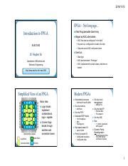 L Fpga Up Pdf FPGA Not Long Ago Introduction To FPGA N Field Programmable