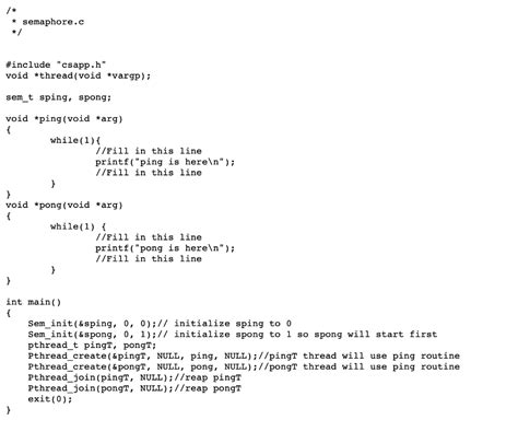 Solved Task Pts Consider The Code Race C Race C Chegg