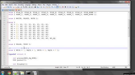 enhancing a chess engine in c implementing castling and undo move