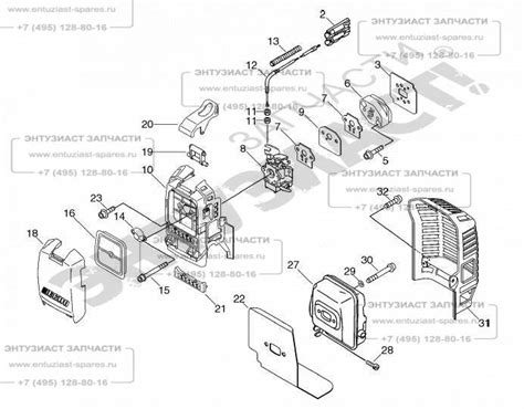 ЗАПЧАСТИ ДЛЯ ТРИММЕРА БЕНЗИНОВОГО ECHO SRM-330ES (ФИЛЬТР ВОЗДУШНЫЙ ...