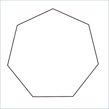 How To Draw Heptagon Shape Step By Step 7 Easy Phase