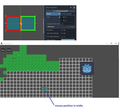 How To Make My Area2d Position Snap To Tile Size And Follow Mouse Position At Same Time Help