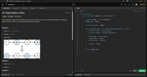 10of360leetcode Leetcode Linkedlist Problemsolving Java