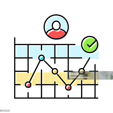 User Journey Map Ux Ui Design Color Icon Vector Illustration Stock