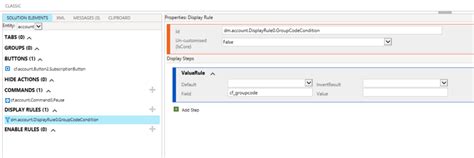 show hide ribbon button d365 demystified