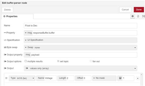 Modbus Tcp Float To Value General Node Red Forum