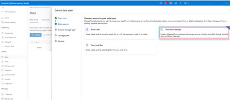 Linking Tables In Onelake To Azure Machine Learning Through Ui Azure