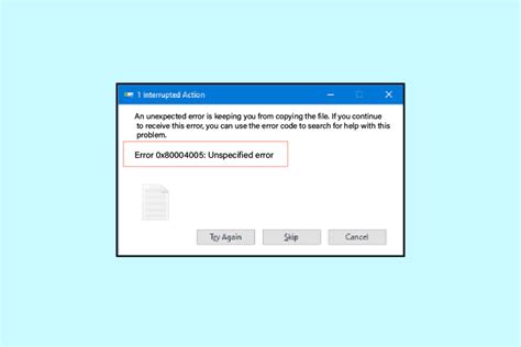 Fix Unexpected Zip File Error 0x80004005 – TechCult