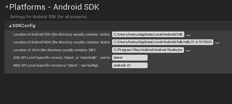 UE5UE4 25以降でAndroidビルドできるようにするWindows環境