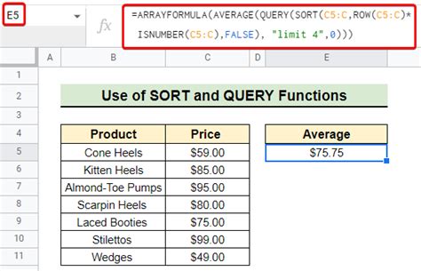 Calculate Average Of Last N Rows In Google Sheets Ways
