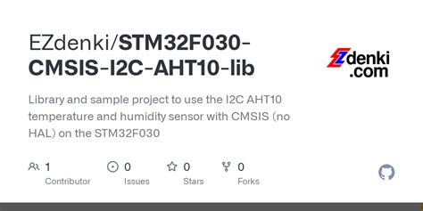 Github Ezdenki Stm F Cmsis I C Aht Lib Library And Sample Project To Use The I C Aht