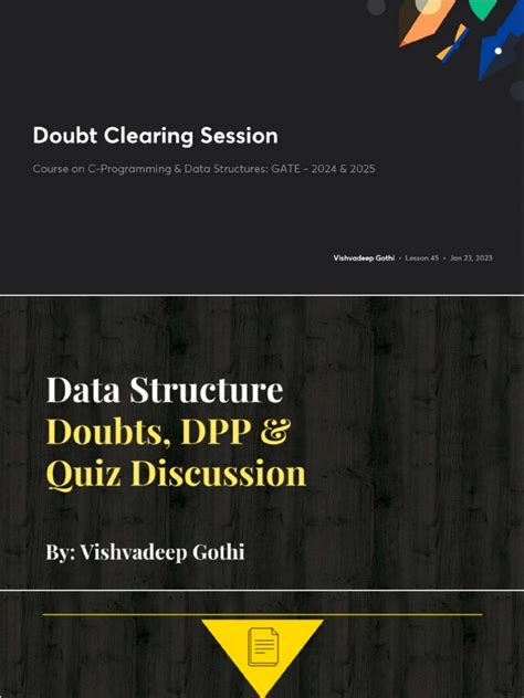 Doubt Clearing Session With Anno Pdf
