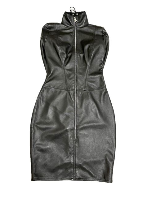 Leather Armbinder Dress Etsy