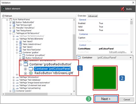 Attribute Based Validation Example Ranorex Studio