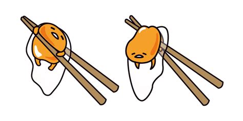 Gudetama And Chopsticks Cursor Custom Cursor