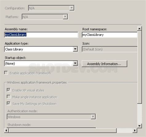 VB NET Create Class Library Dll ShotDev Com