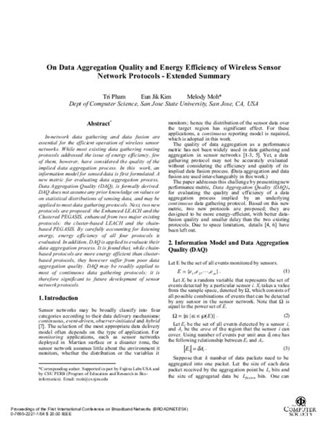 Pdf On Data Aggregation Quality And Energy Efficiency Of Wireless