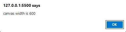 HTML Canvas Width Property