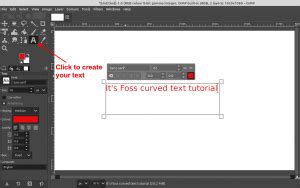 How To Create Curve Text In GIMP In 5 Simple Steps GIMP Beginner S Tutorial