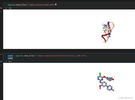 Nglview Ipythonjupyter插件查看分子结构可视化效果；nglview加载蛋白和小分子示例如何在jupyter Notebook中下载nglview Csdn博客