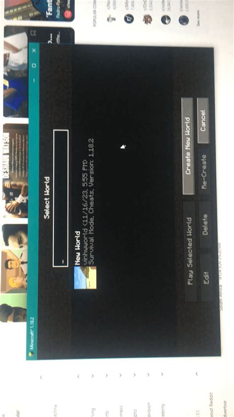 My Minecraft World Wont Load R Optifine