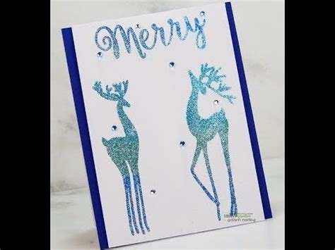 Unity Quick Tip Ombre Glitter Effect With Versamark Ink Glitters Unity Blog Unity Stamps