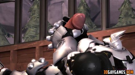 Overwatch Robot Player Gets His Big Long Dick Worshiped