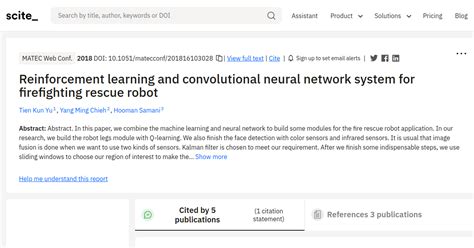 Citation Report Reinforcement Learning And Convolutional Neural Network System For