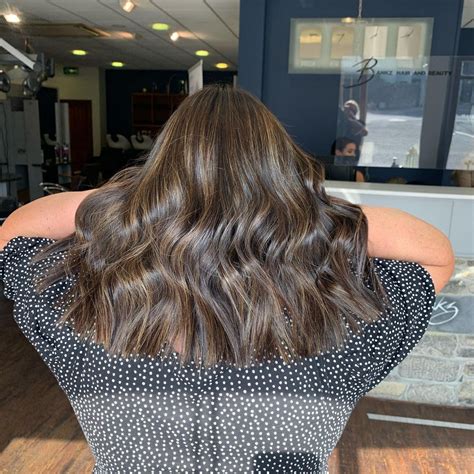 Brunette Lob Haircut