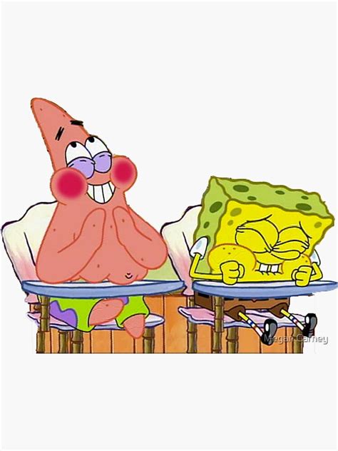 25 Spongebob And Patrick Sticker By Megan Carney In 2021 Spongebob