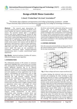 Design Of Bldc Motor Controller Pdf