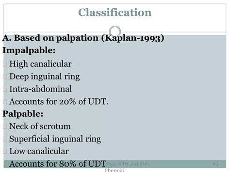 Pediatric Urology Undescended Testis Udt Pdf