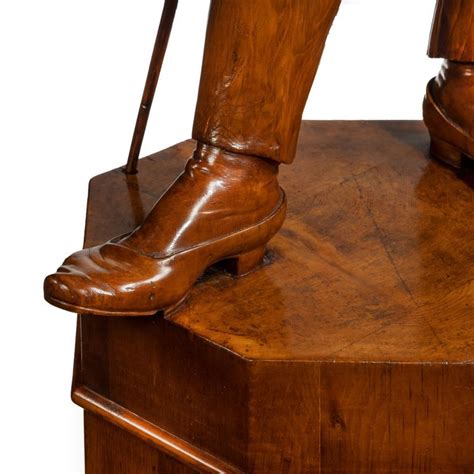 Victorian Carved Walnut Figure Of Mark Tapley From The Novel By Charles