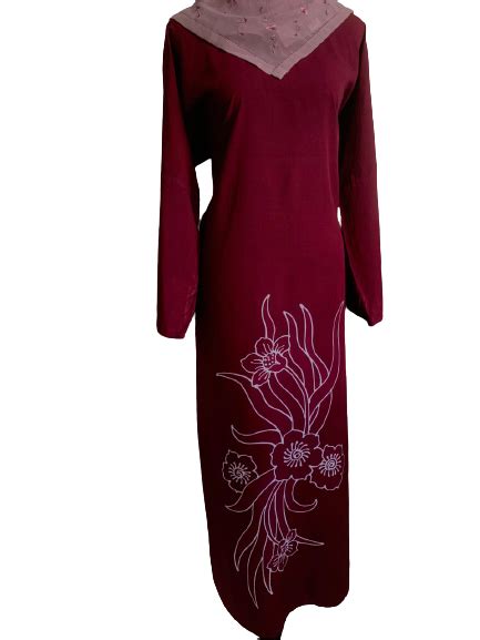 Kaftan Minimalist Chemp Tradisi