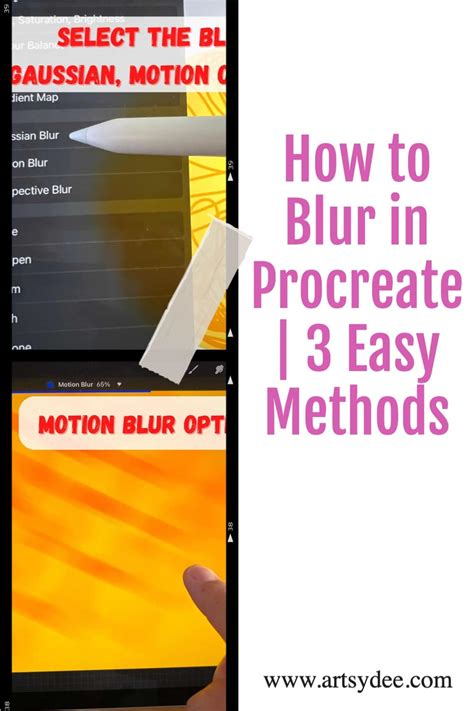 How To Blur In Procreate 3 Easy Techniques Artsydee Drawing Painting Craft Creativity