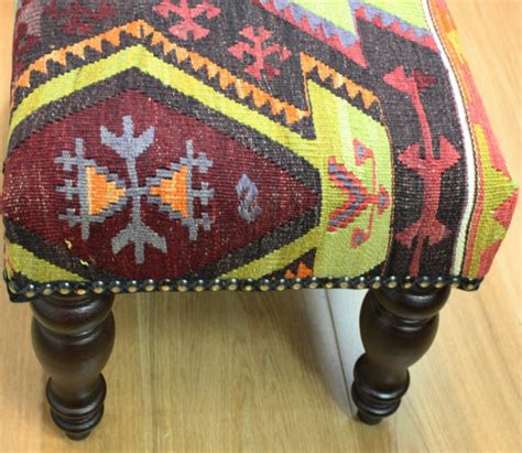Beautiful Kilim Footstools Kilim Stool Afghan Kilim Stool 7110