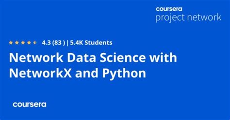 Network Data Science With Networkx And Python Coursya