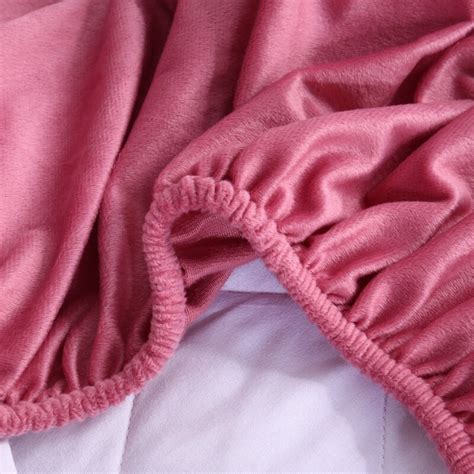 Crystal Fluwelen Gewatteerde Dikke Warme Matrashoe Grandado