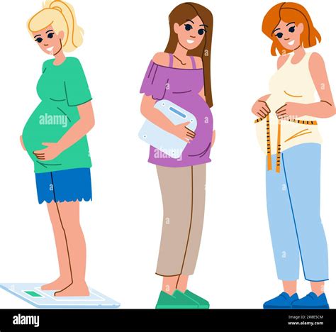 Weight Pregnancy Vector Stock Vector Image And Art Alamy