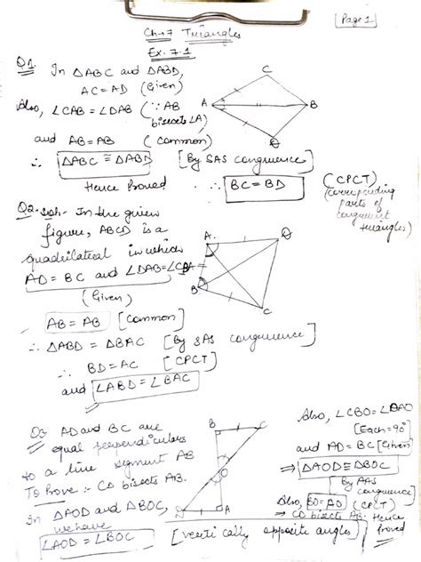 Ch Triangles Ex 7 1 Pdf