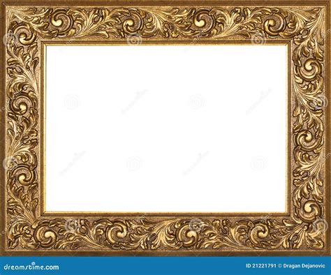 Gilded Frame Stock Image Image Of Painting Borderline 21221791