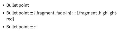 Revealjs Fragment Animation Of A Bullet Point Inside A List Issue